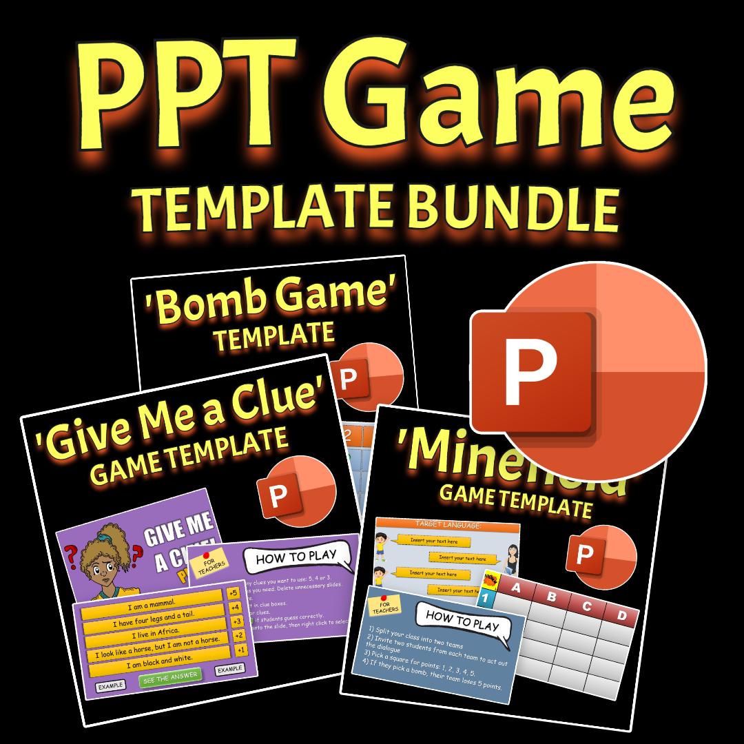 PPT Game Template Bundle (Save 20%) – Teacher Val