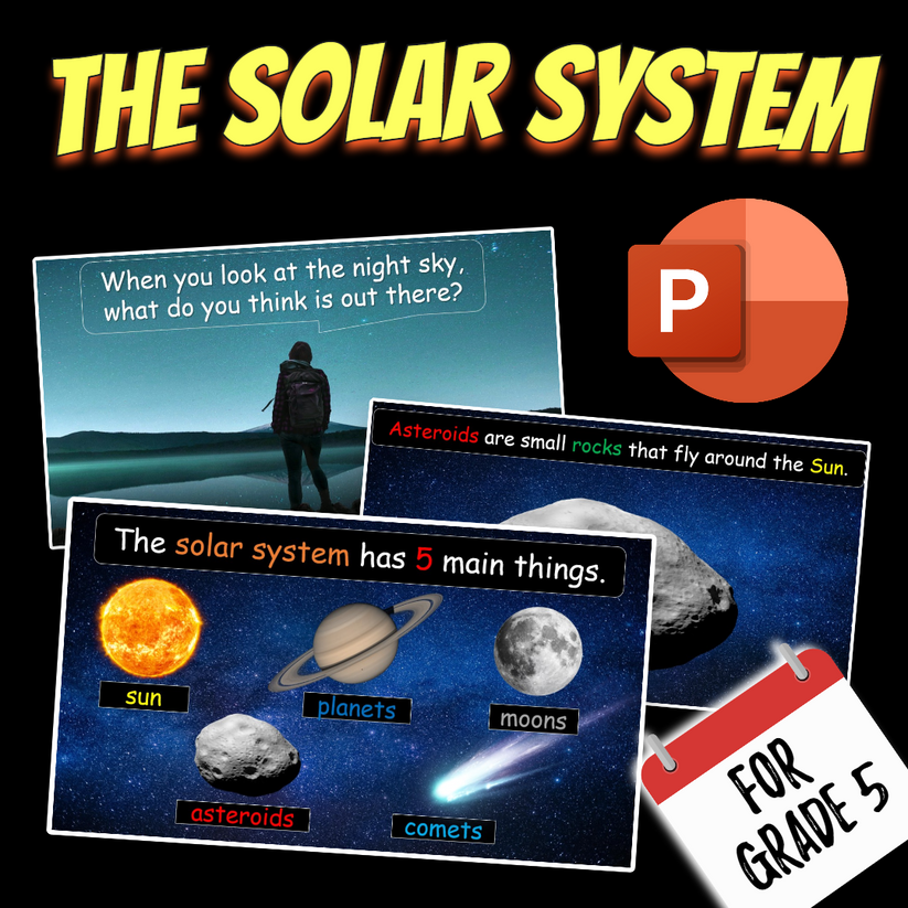 The Solar System - Grade 5-6 PowerPoint Lesson – Teacher Val